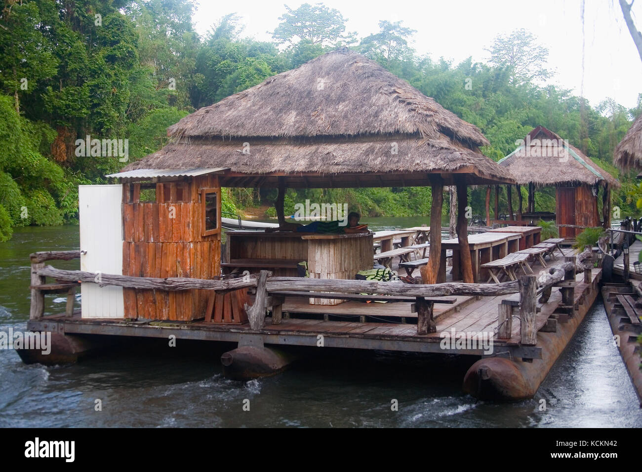 Large wooden raft hi-res stock photography and images - Alamy