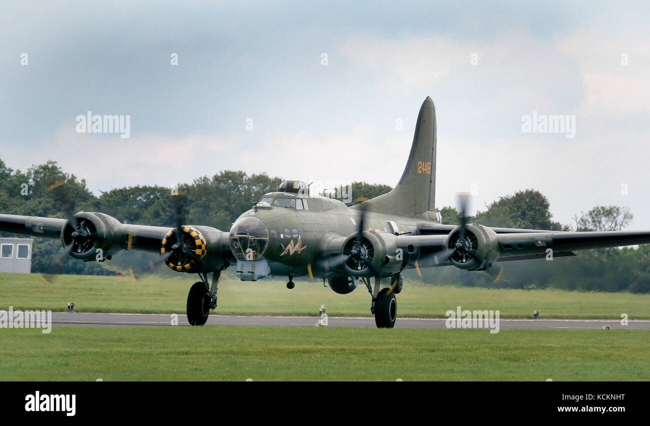 Boeing B-17G Sally B flying fortress aircraft - Memphis Belle in the ...
