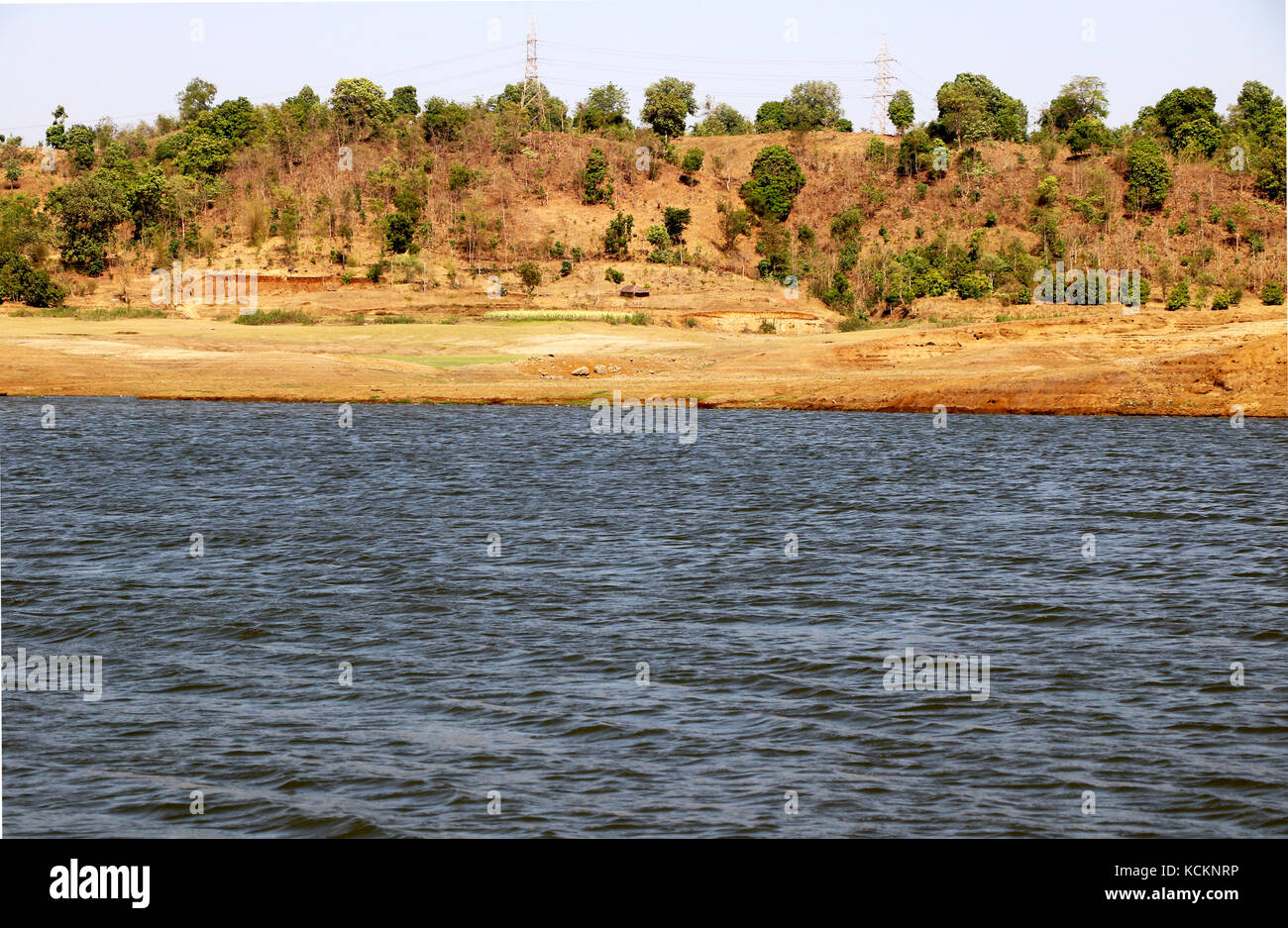 River bank view Stock Photo - Alamy