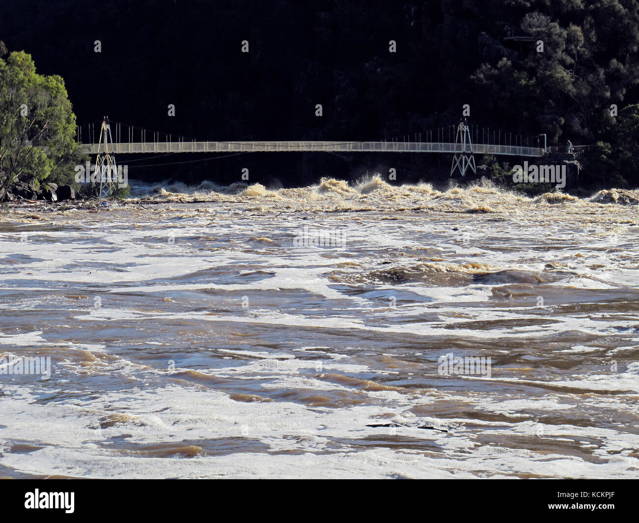 Footbridge over the esk river hi-res stock photography and images - Alamy