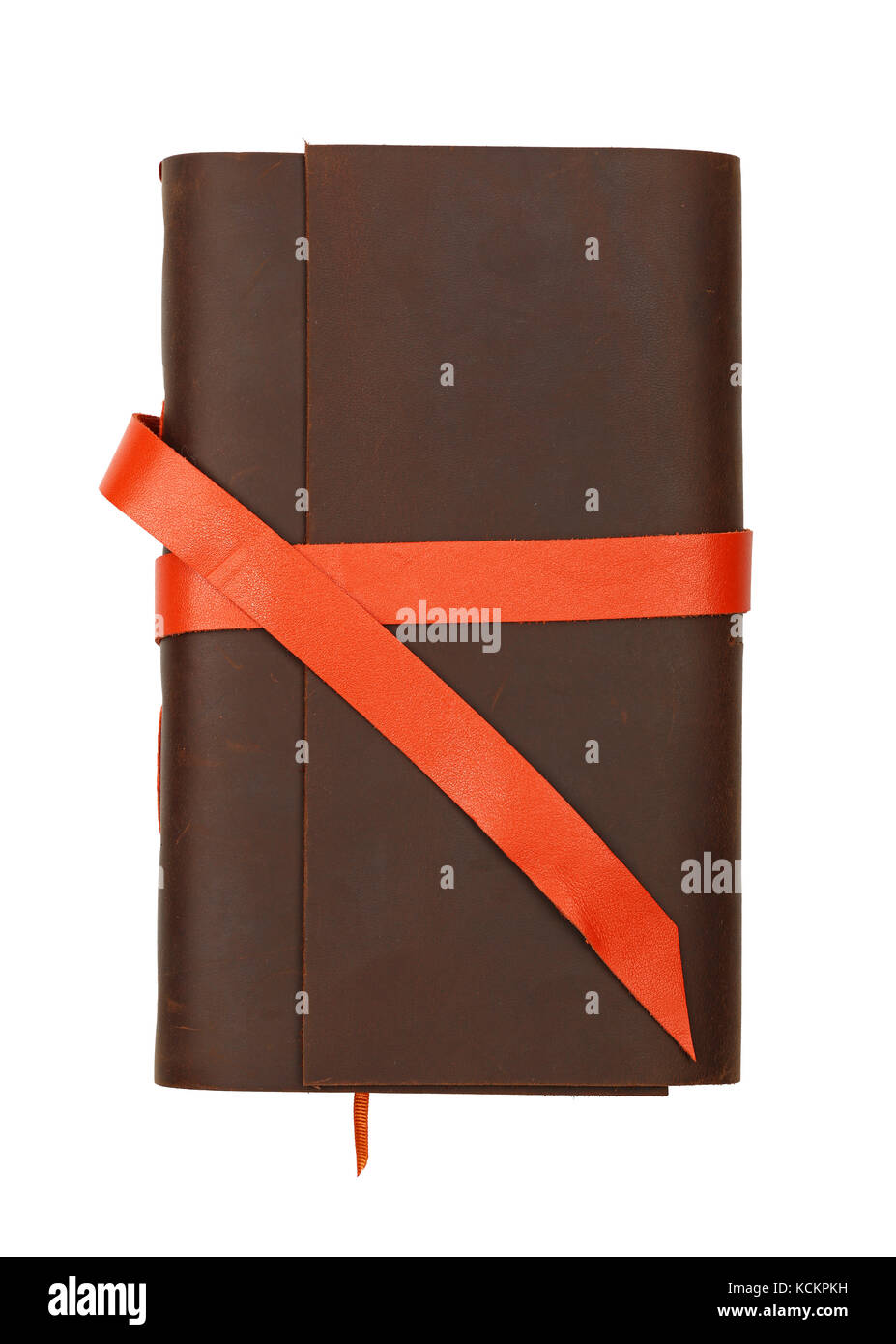 Vintage leather notebook Cut Out Stock Images & Pictures - Alamy