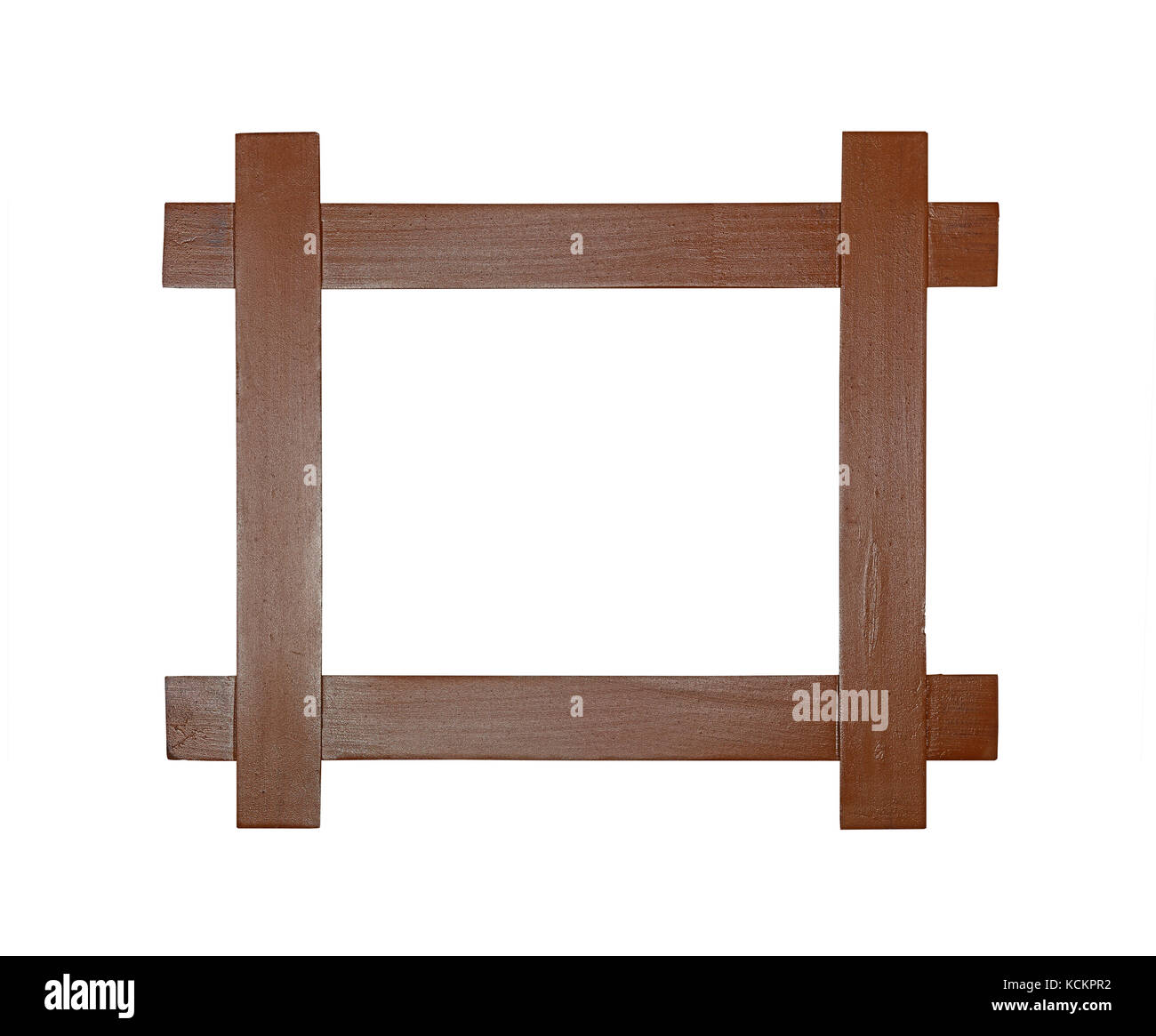 Simple minimalistic modern wooden frame for picture or photo made of ...