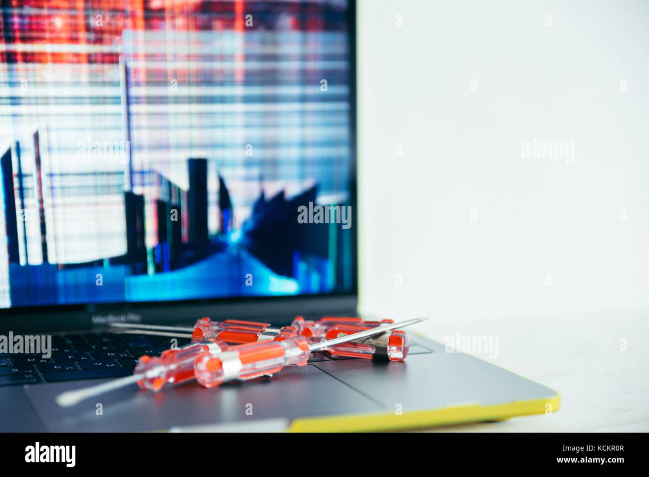 Destroyed Laptop High Resolution Stock Photography and Images - Alamy