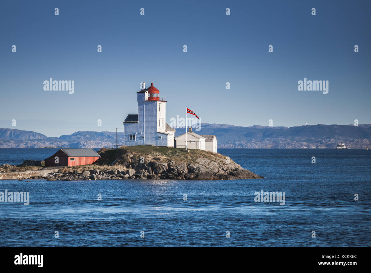Tyrhaug Lighthouse. Coastal tower located in Smola Municipality, More ...