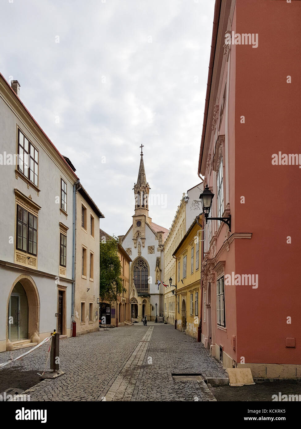 SOPRON, HUNGARY - SEPTEMBER 24: Historical building in center of Sopron ...