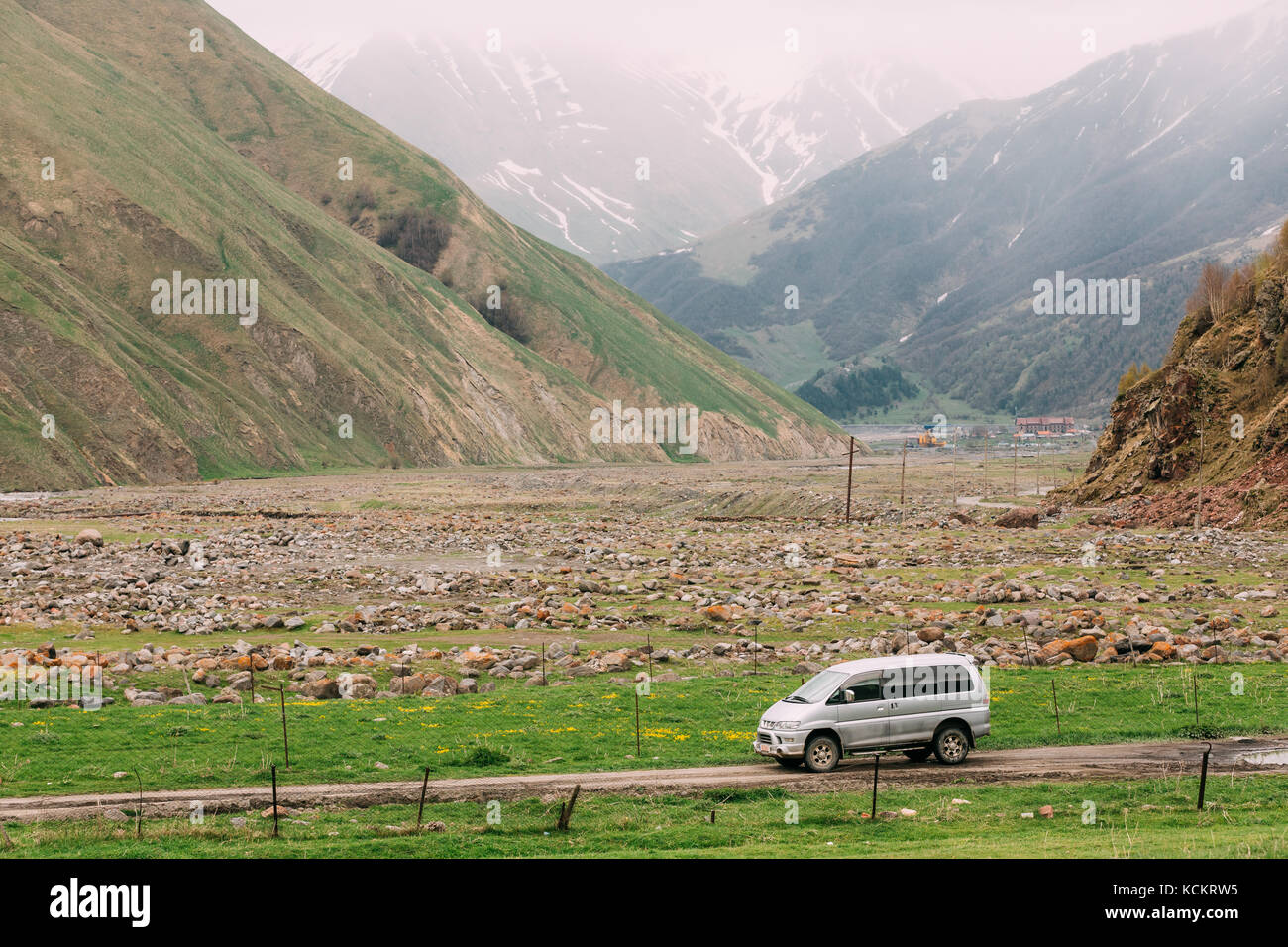 Truso Gorge, Georgia - May 21, 2016: Mitsubishi Delica Space Gear on ...