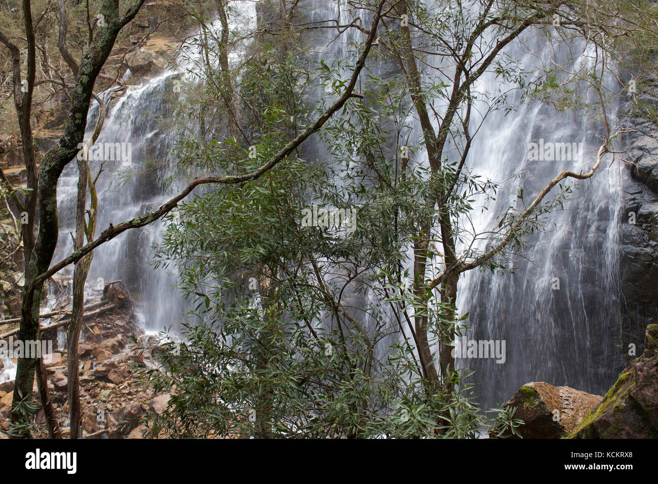Bluff Falls, Burrowa-Pine National Park, Victoria, Australia Stock ...