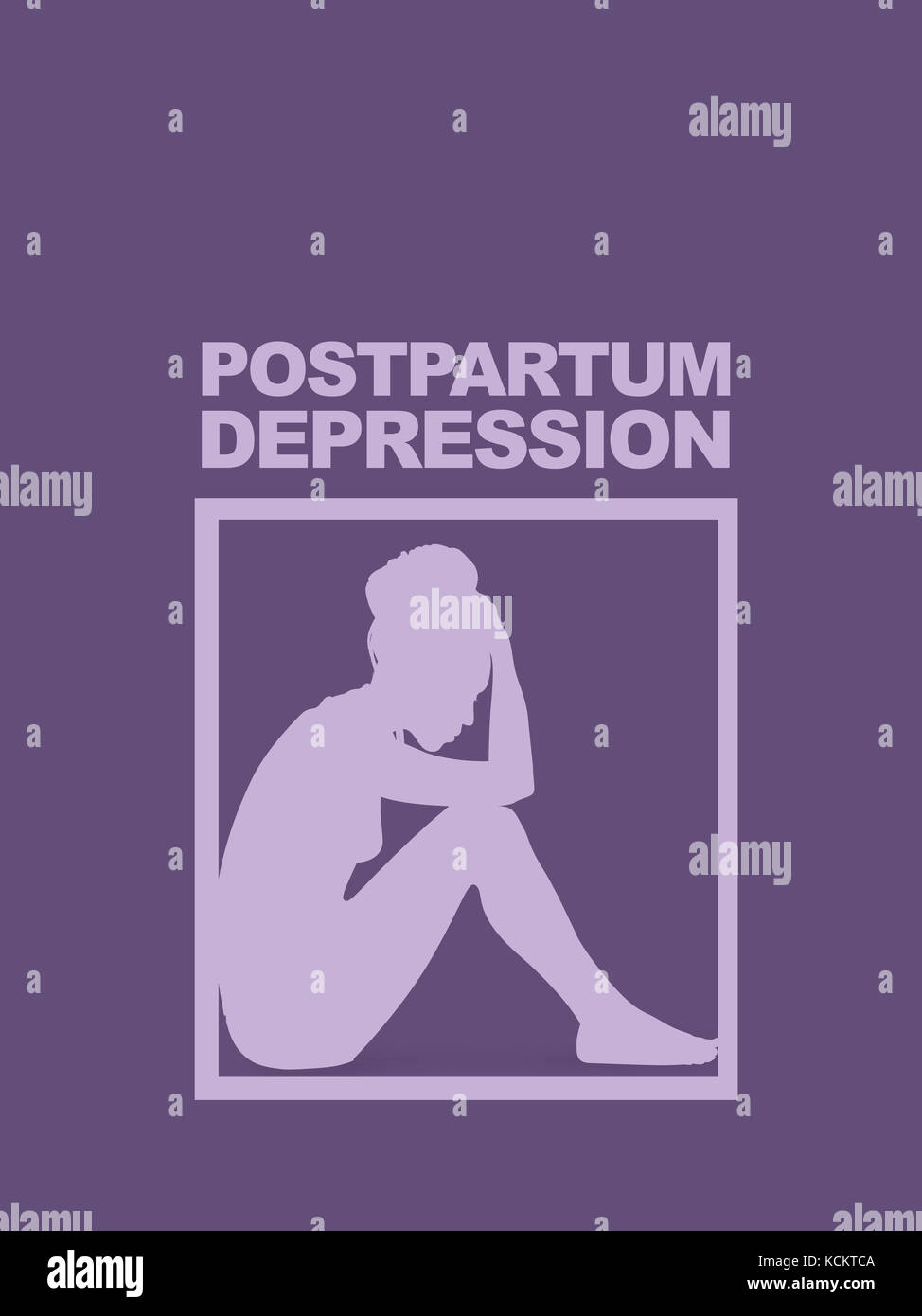 Postpartum Depression - PPD Stock Photo - Alamy