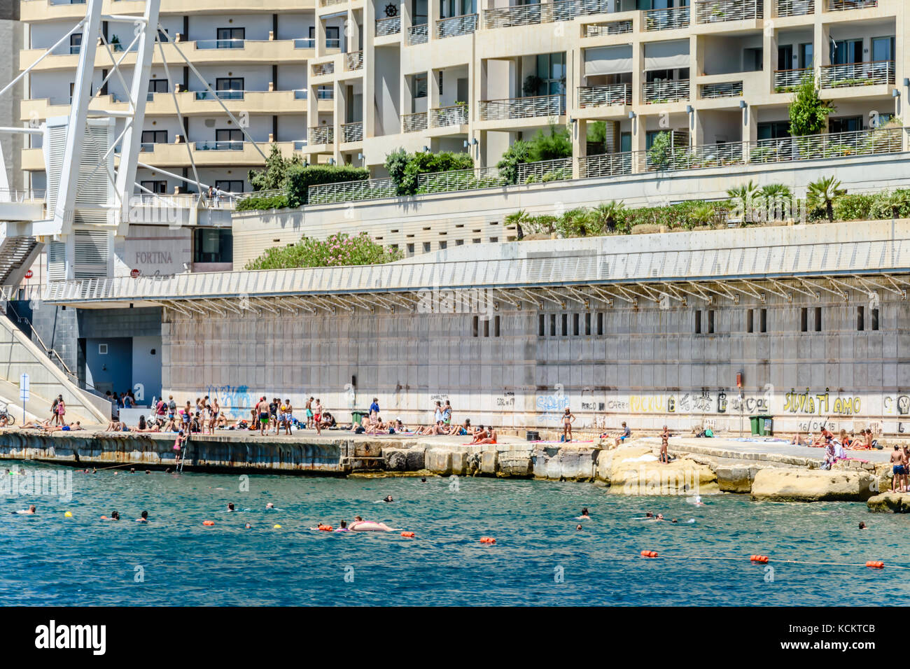 Tigne Point Beach Stock Photo - Alamy