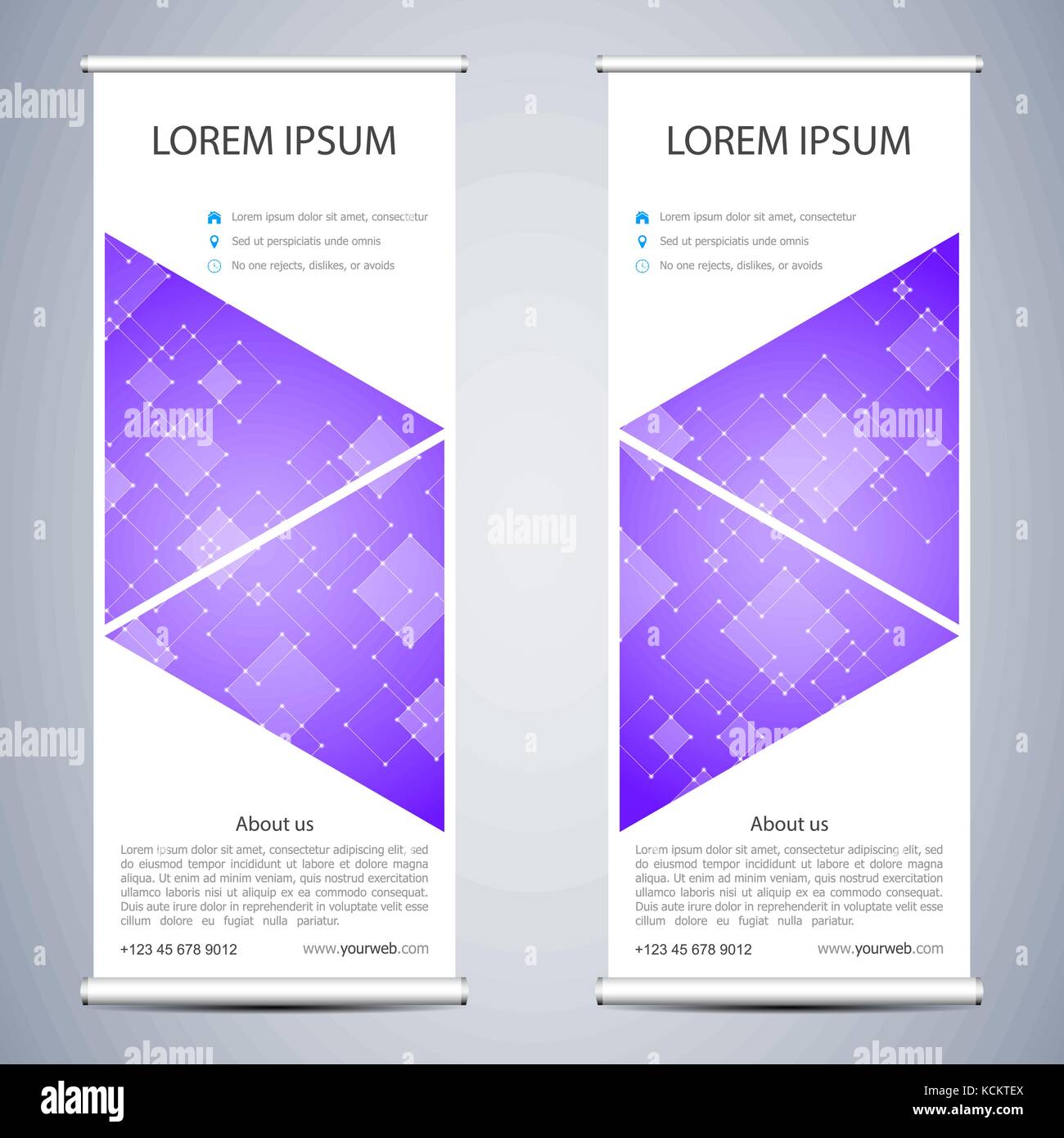 Abstract Roll up banner for presentation and publication. Science ...