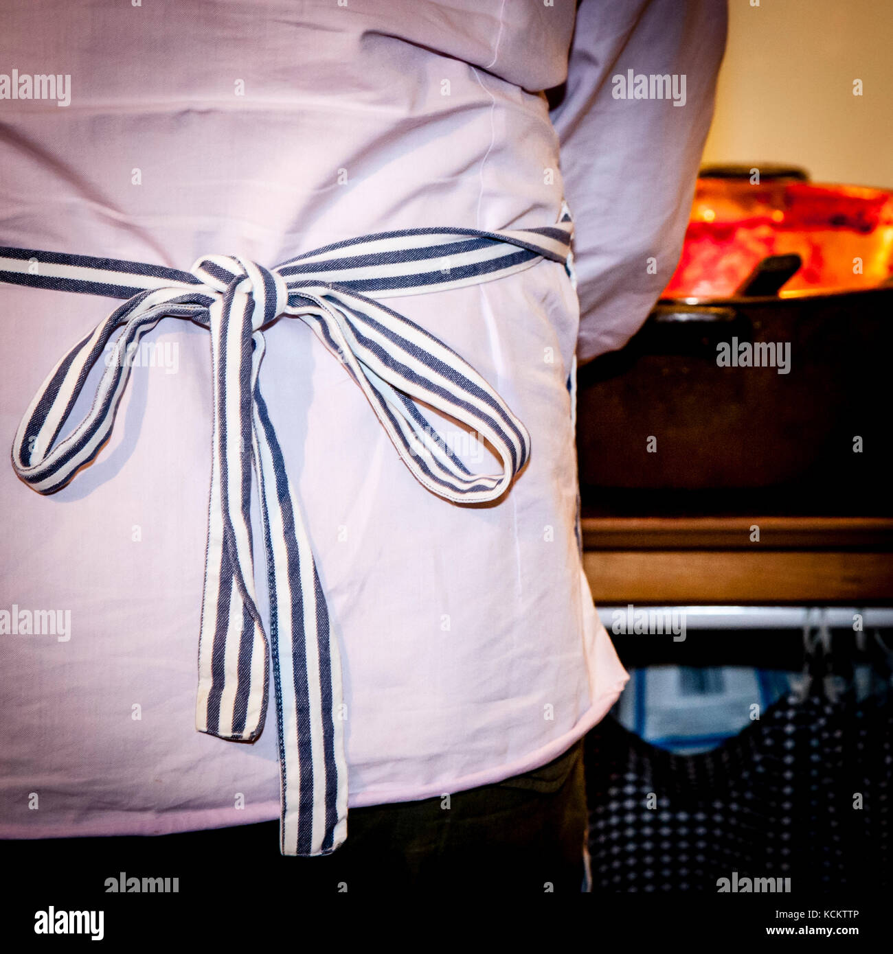 Chef's knot of ribbons Stock Photo - Alamy