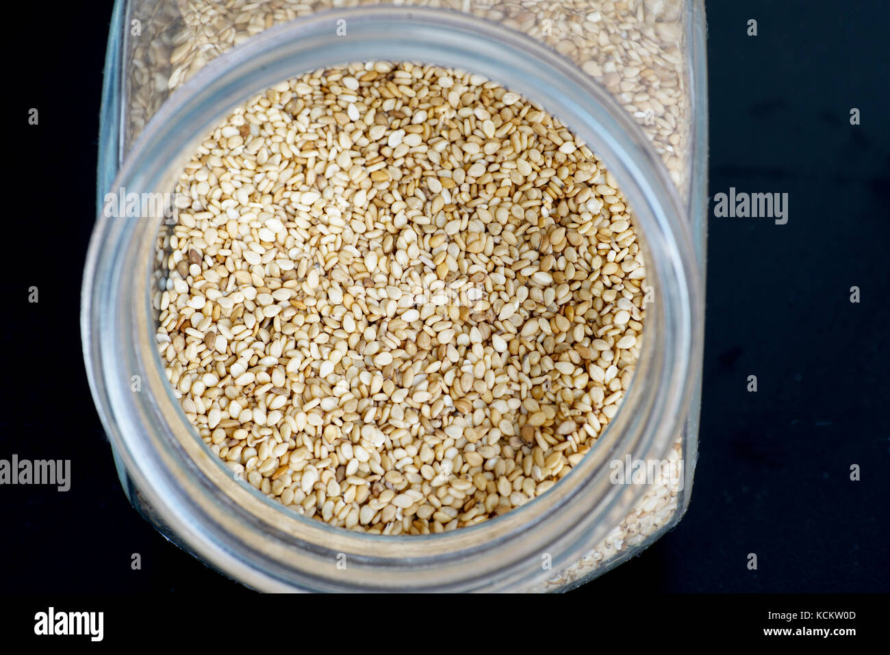 Vegetarian food in the glass for cooking, seasoning and refining Stock ...