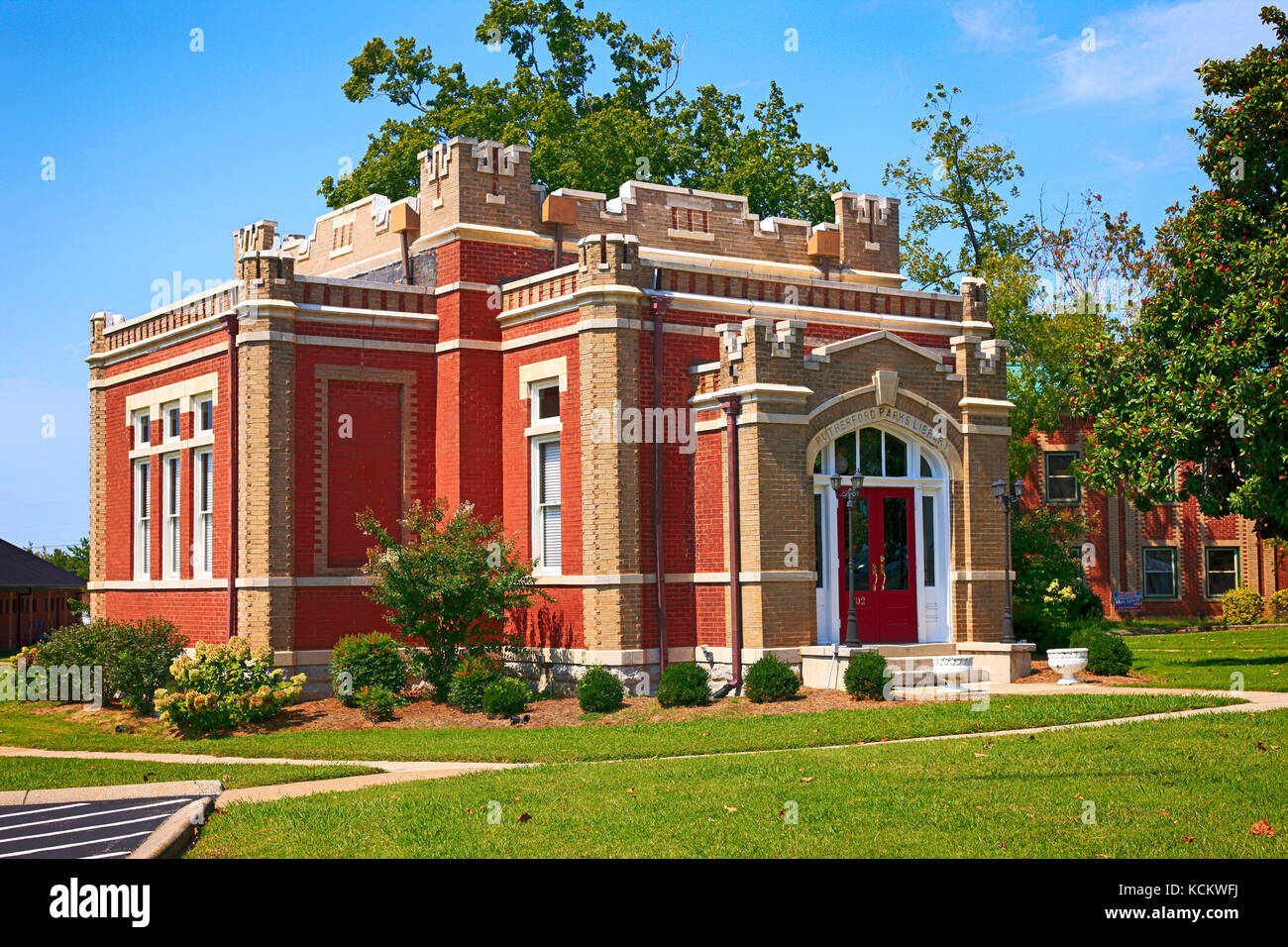 The Rutherford B. Parks Library building. Once the Castle Height ...