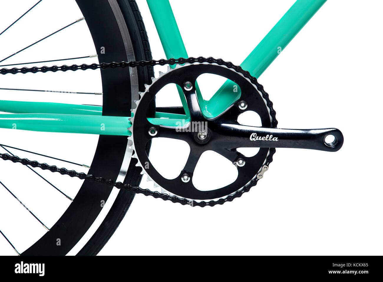 Turquoise bicycle cut out hi-res stock photography and images - Alamy