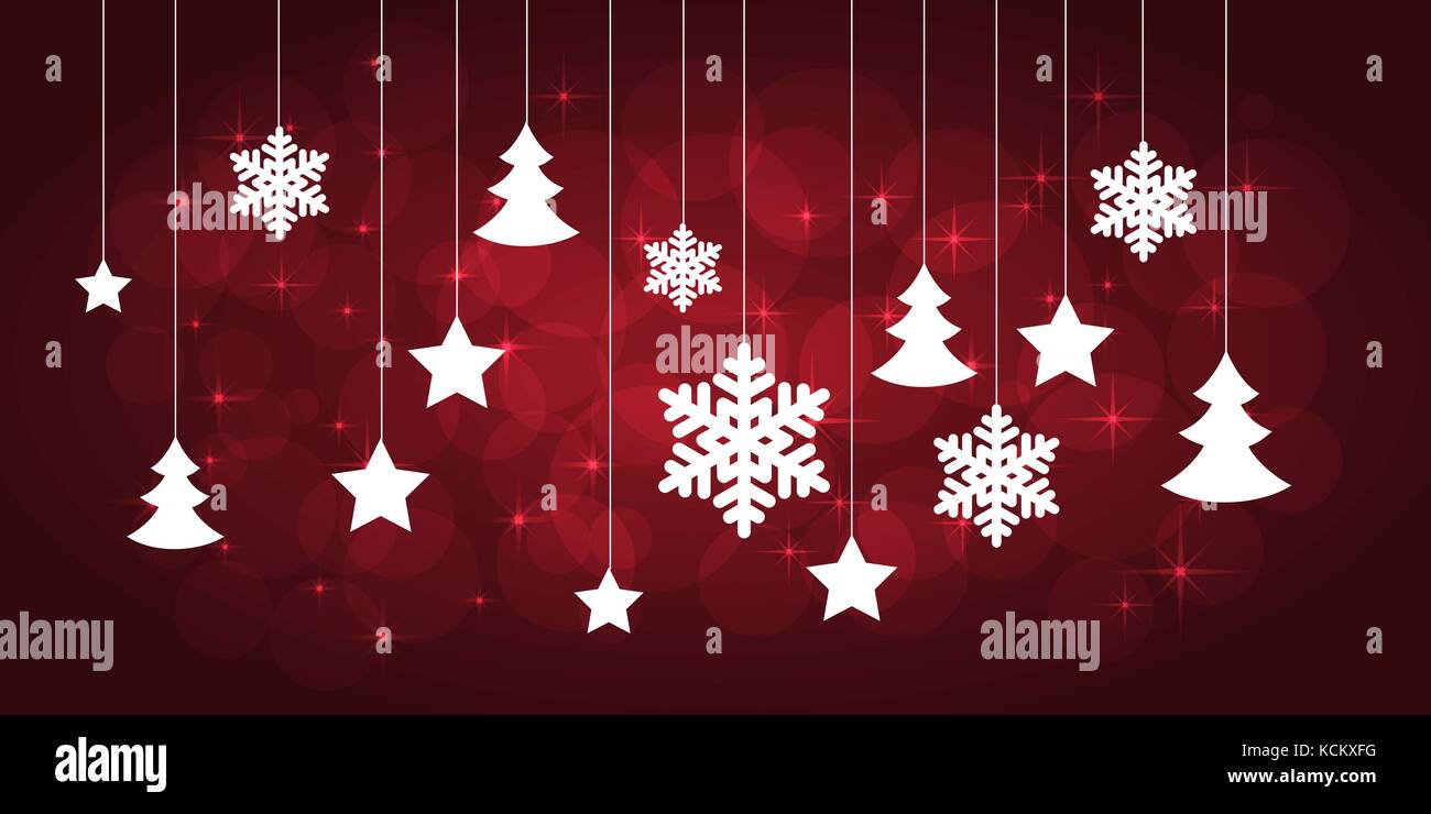 christmas red background Stock Vector Image & Art - Alamy