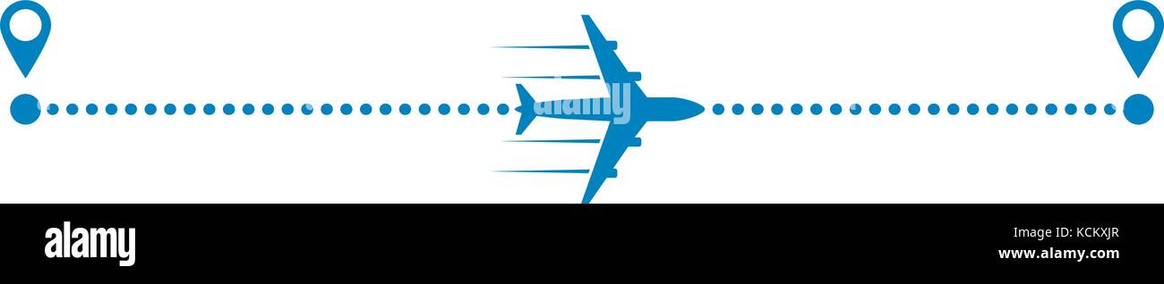 plane and track Stock Vector Image & Art - Alamy