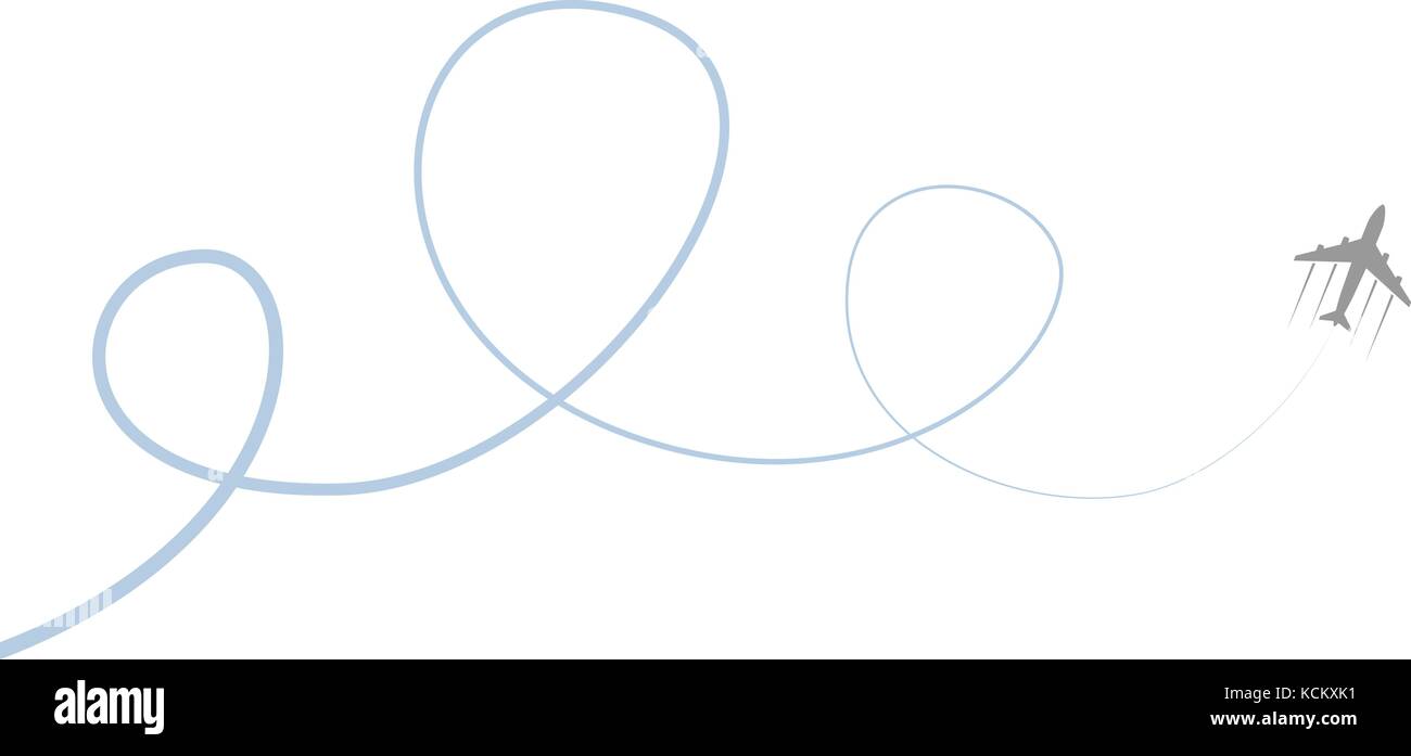 plane and track Stock Vector Image & Art - Alamy