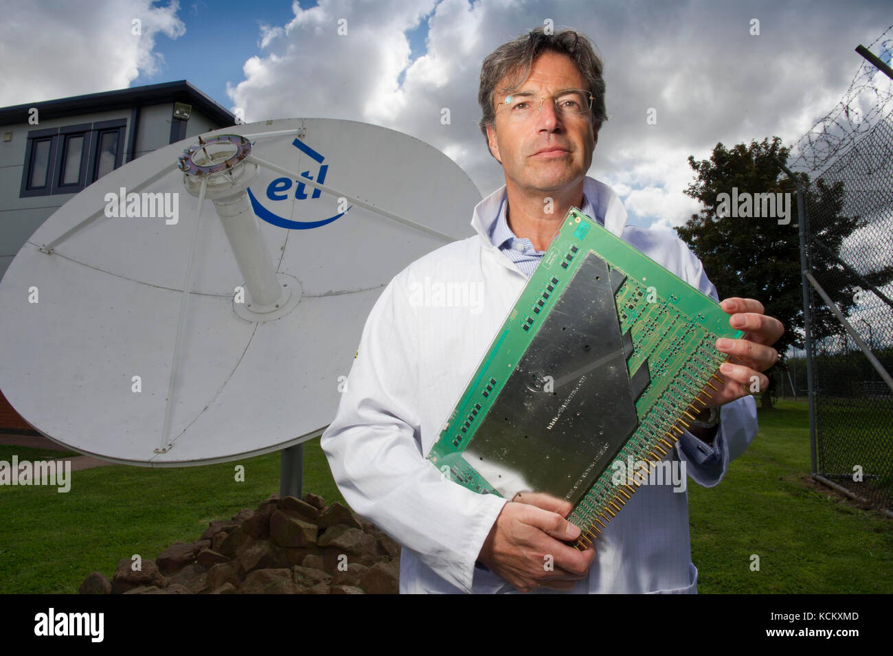 Ian Hilditch CEO of ETL Systems in Herefordshire Stock Photo - Alamy