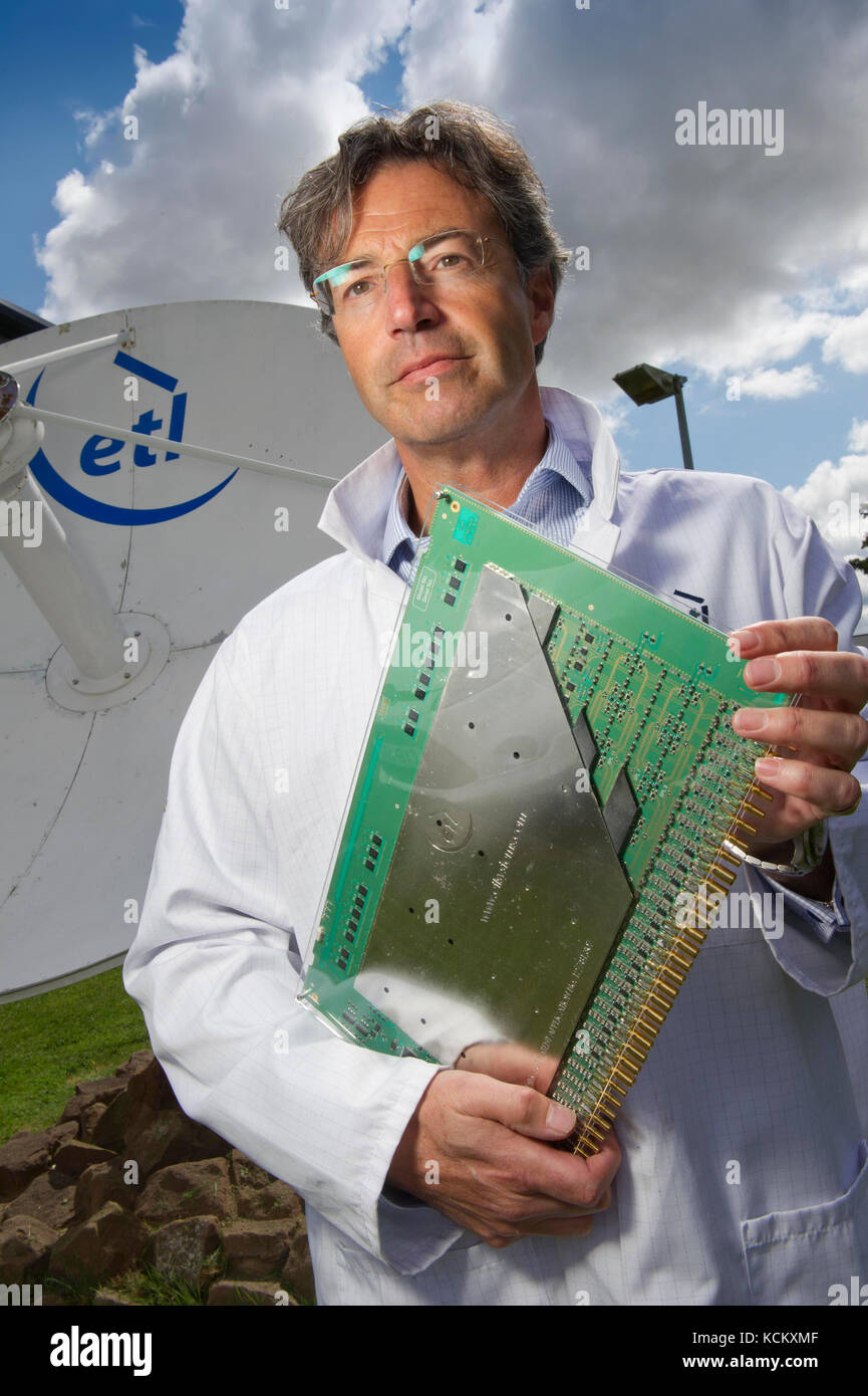 Ian Hilditch CEO of ETL Systems in Herefordshire Stock Photo - Alamy