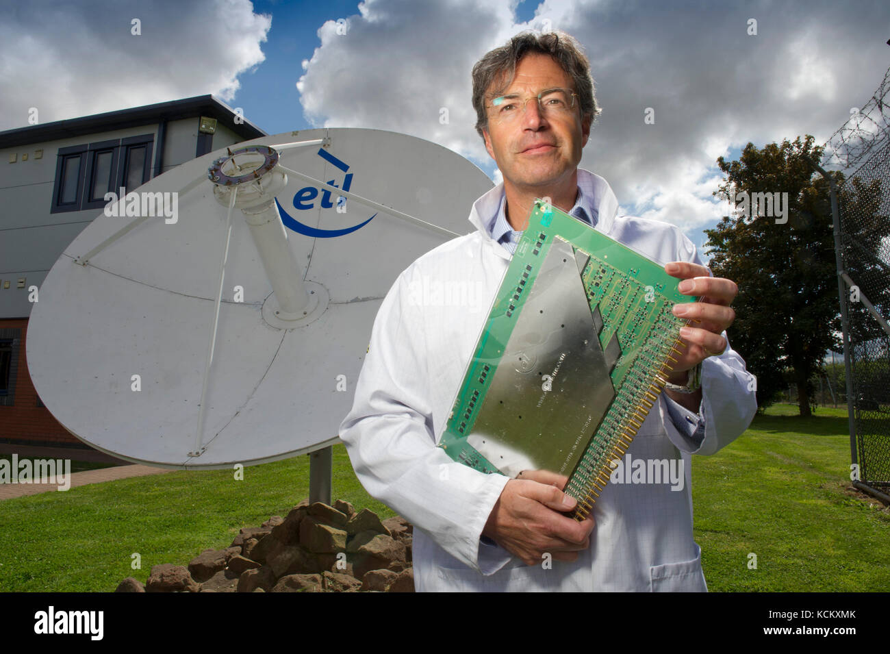 Ian Hilditch CEO of ETL Systems in Herefordshire Stock Photo - Alamy
