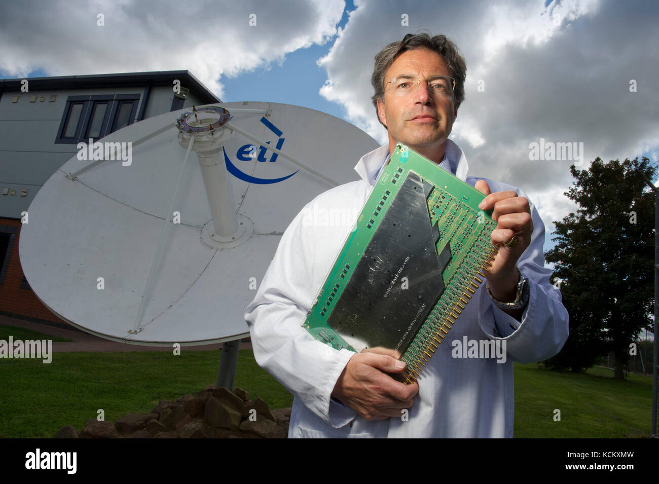 Ian Hilditch CEO of ETL Systems in Herefordshire Stock Photo - Alamy