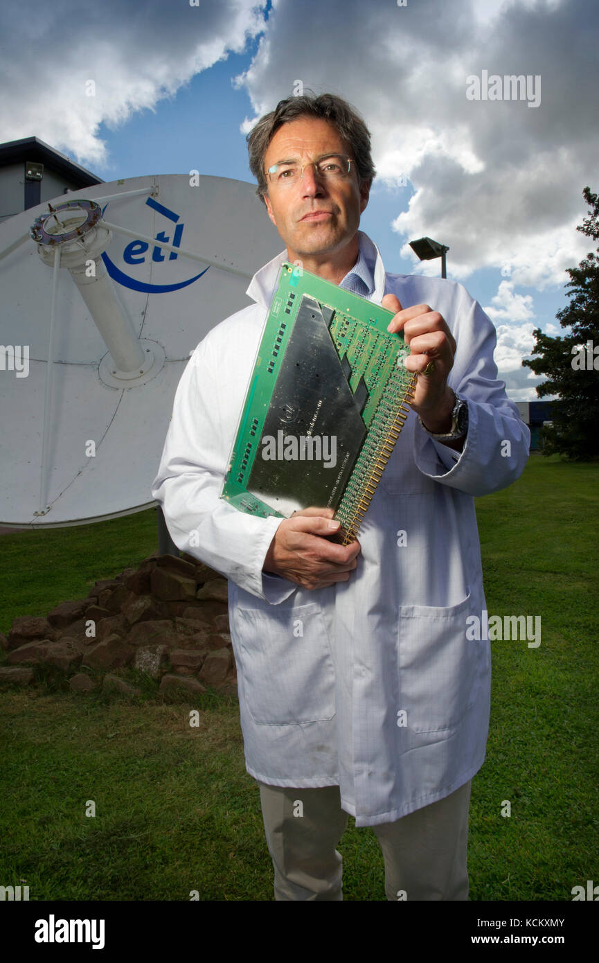 Ian Hilditch CEO of ETL Systems in Herefordshire Stock Photo - Alamy