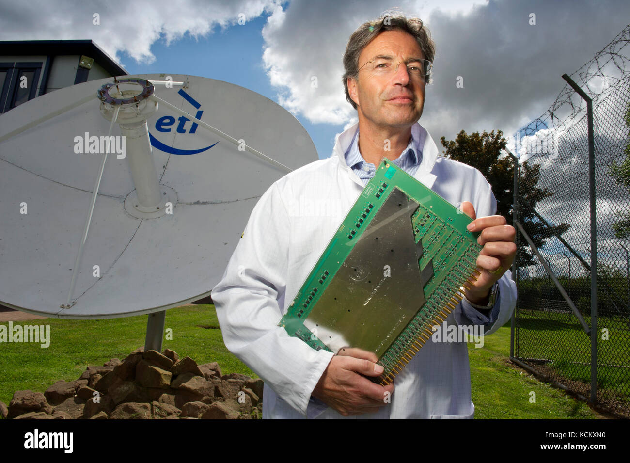 Ian Hilditch CEO of ETL Systems in Herefordshire Stock Photo - Alamy