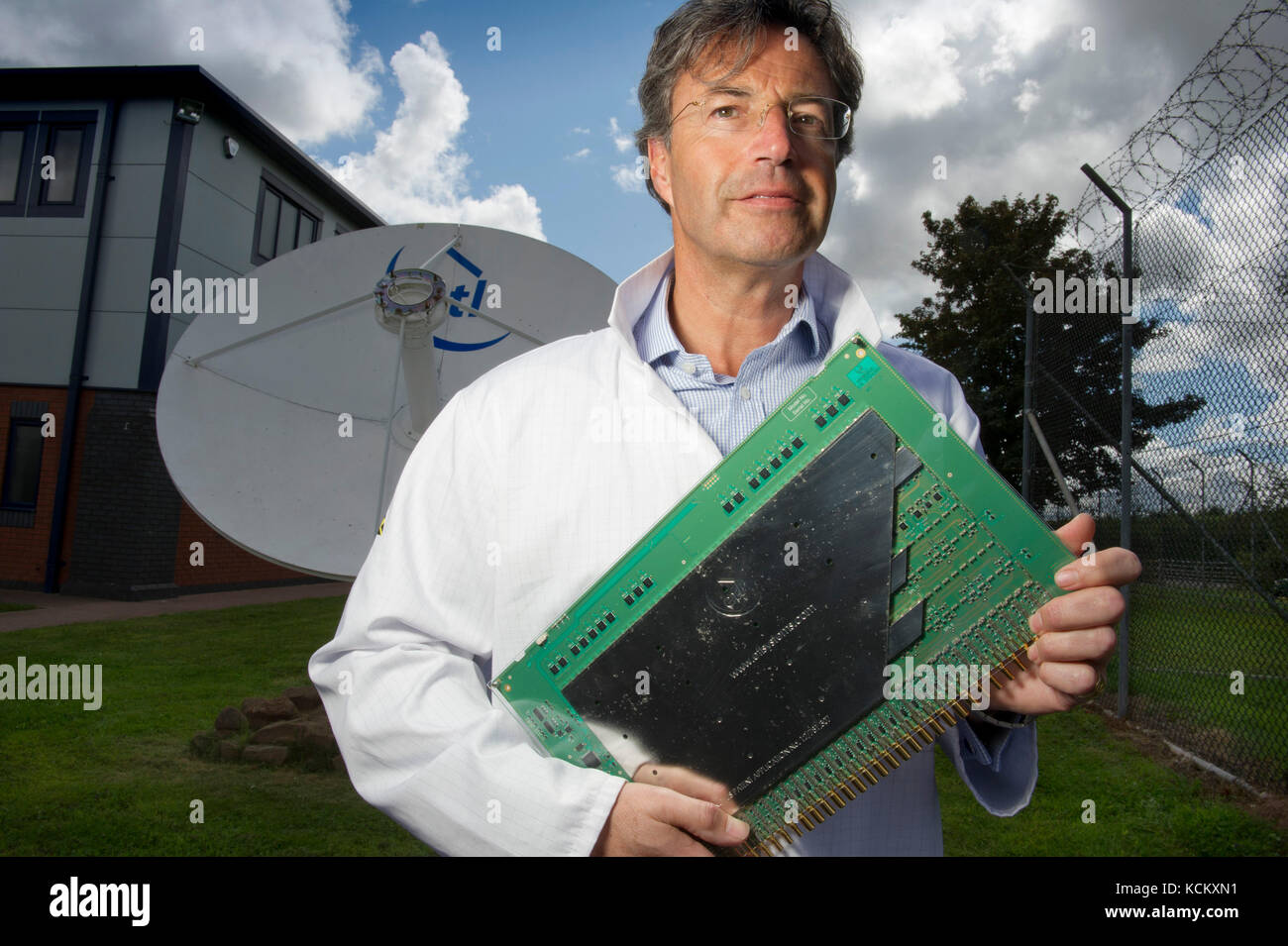 Ian Hilditch CEO of ETL Systems in Herefordshire Stock Photo - Alamy