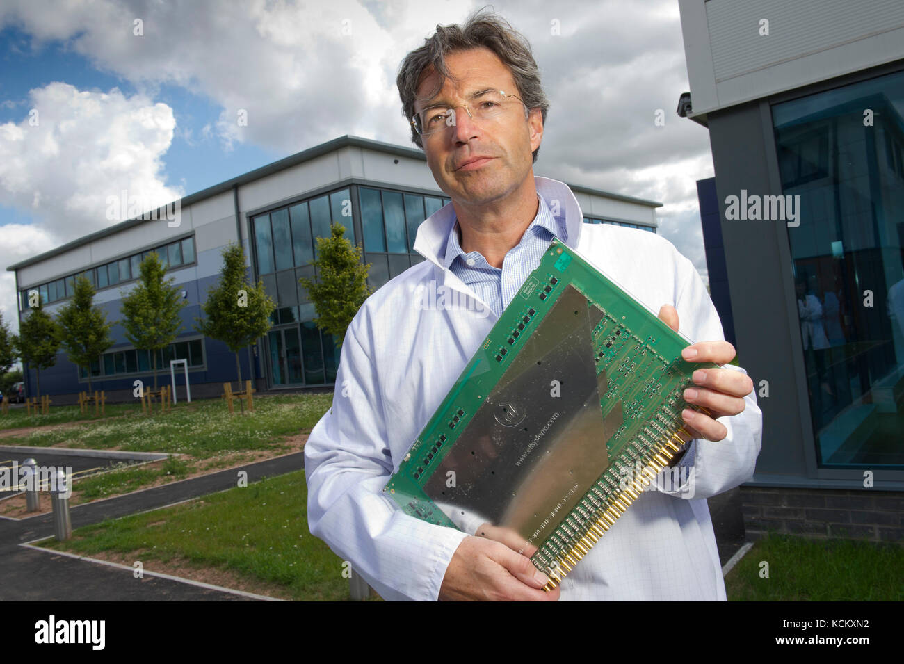 Ian Hilditch CEO of ETL Systems in Herefordshire Stock Photo - Alamy