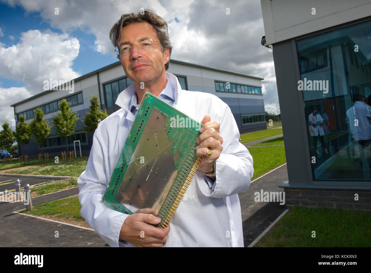 Ian Hilditch CEO of ETL Systems in Herefordshire Stock Photo - Alamy