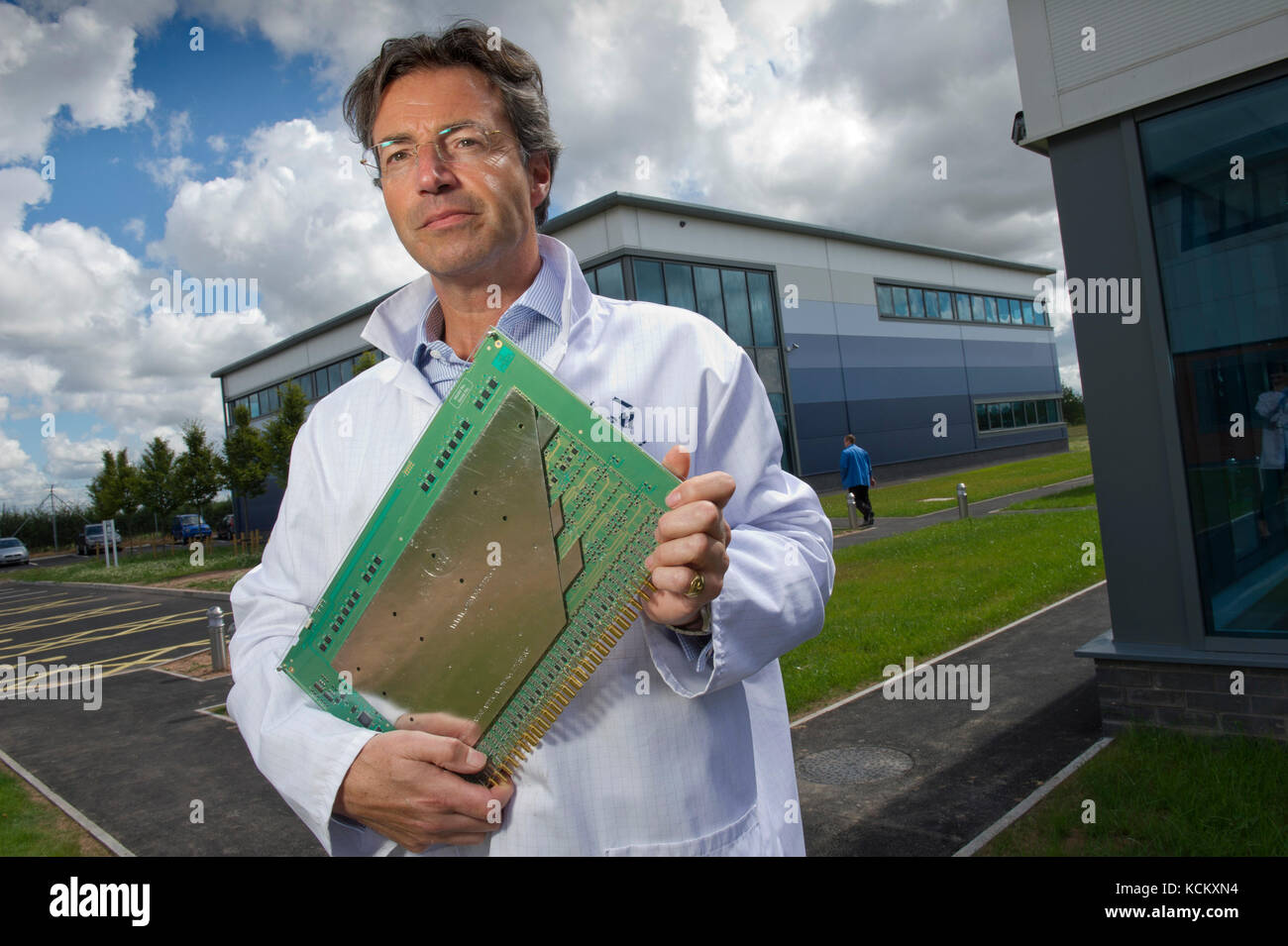 Ian Hilditch CEO of ETL Systems in Herefordshire Stock Photo - Alamy