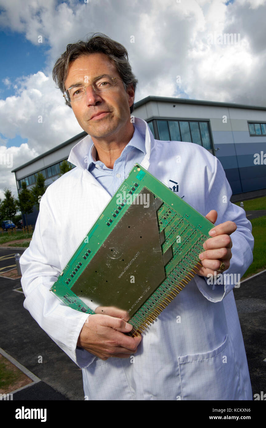 Ian Hilditch CEO of ETL Systems in Herefordshire Stock Photo - Alamy