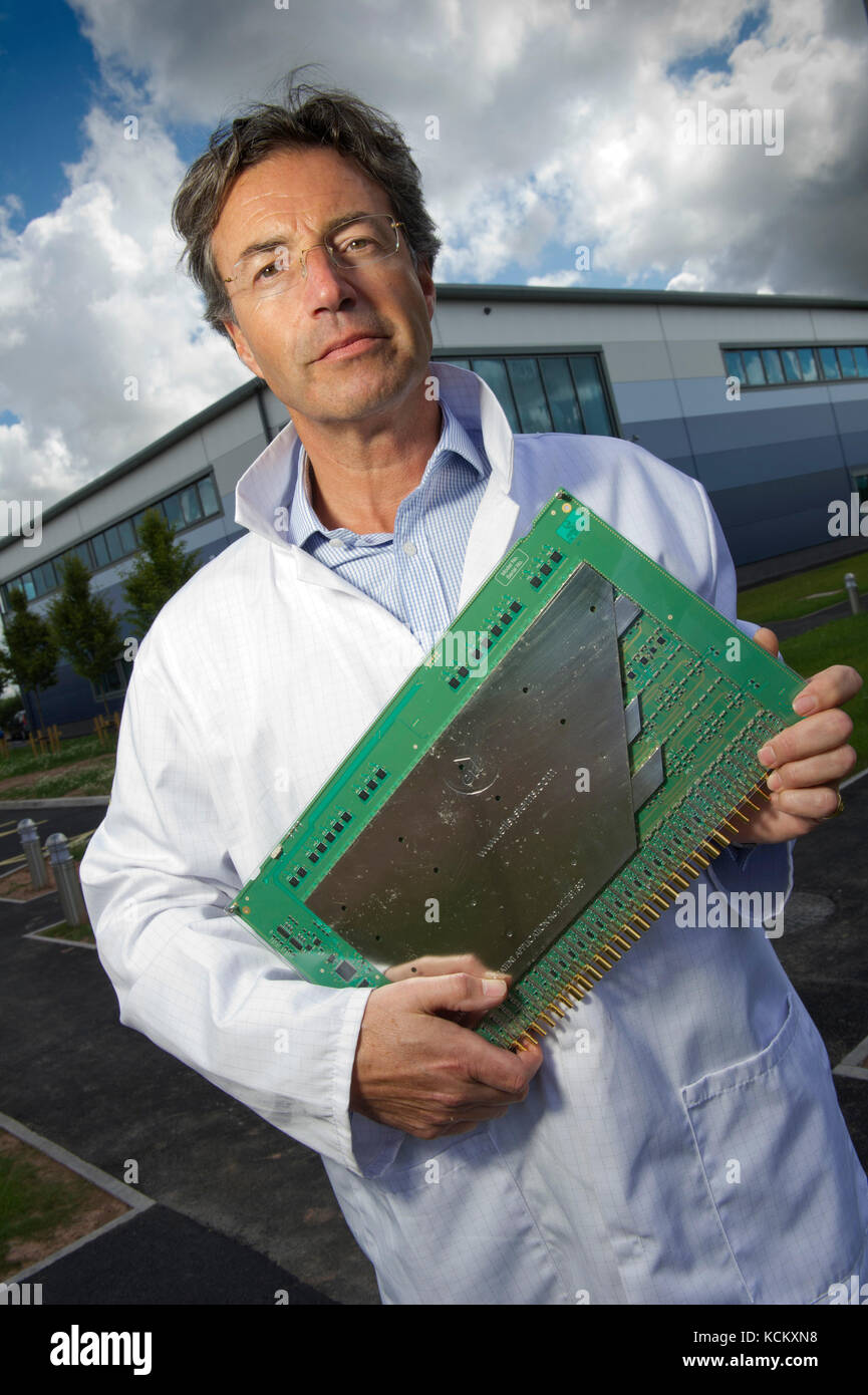 Ian Hilditch CEO of ETL Systems in Herefordshire Stock Photo - Alamy