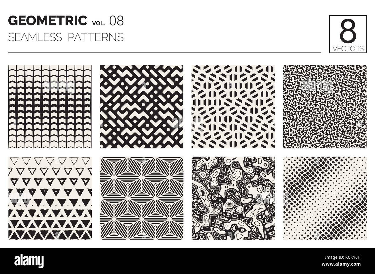 Minimal geometric seamless patterns set Stock Vector Image & Art - Alamy