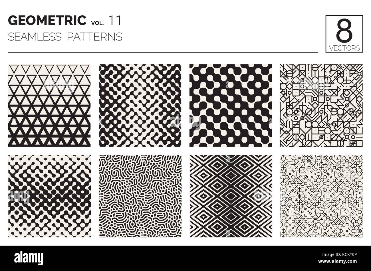 Minimal geometric seamless patterns set Stock Vector Image & Art - Alamy