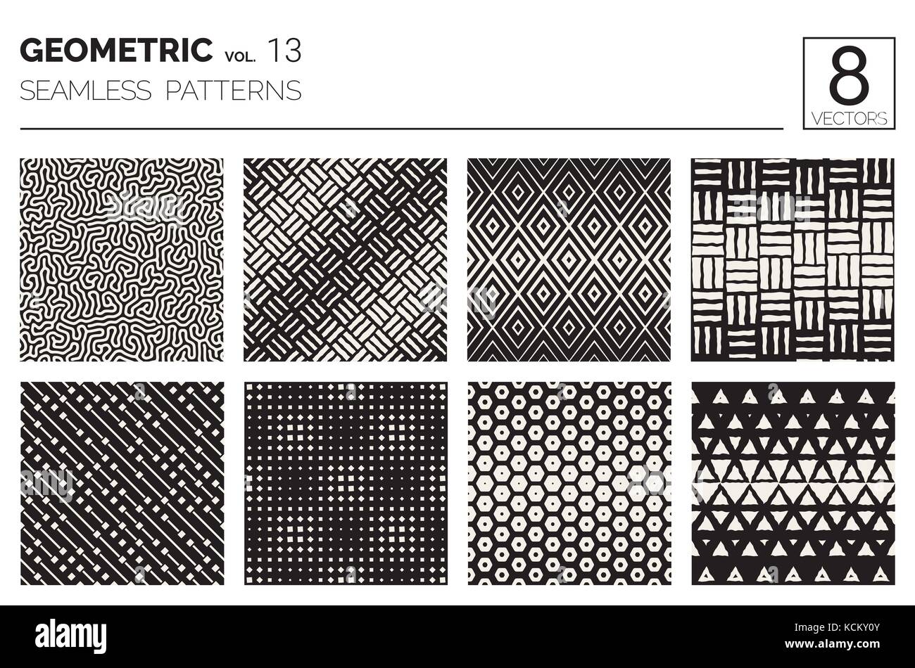 Minimal Geometric Seamless Patterns Set Stock Vector Image And Art Alamy