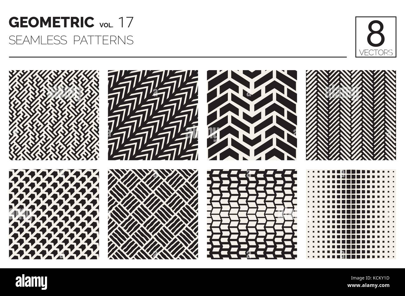 Minimal geometric seamless patterns set Stock Vector Image & Art - Alamy
