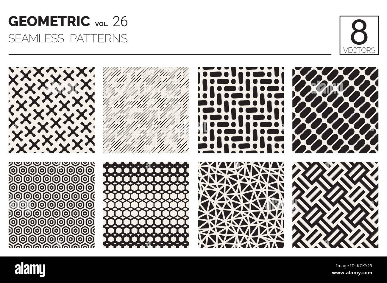 Minimal geometric seamless patterns set Stock Vector Image & Art - Alamy