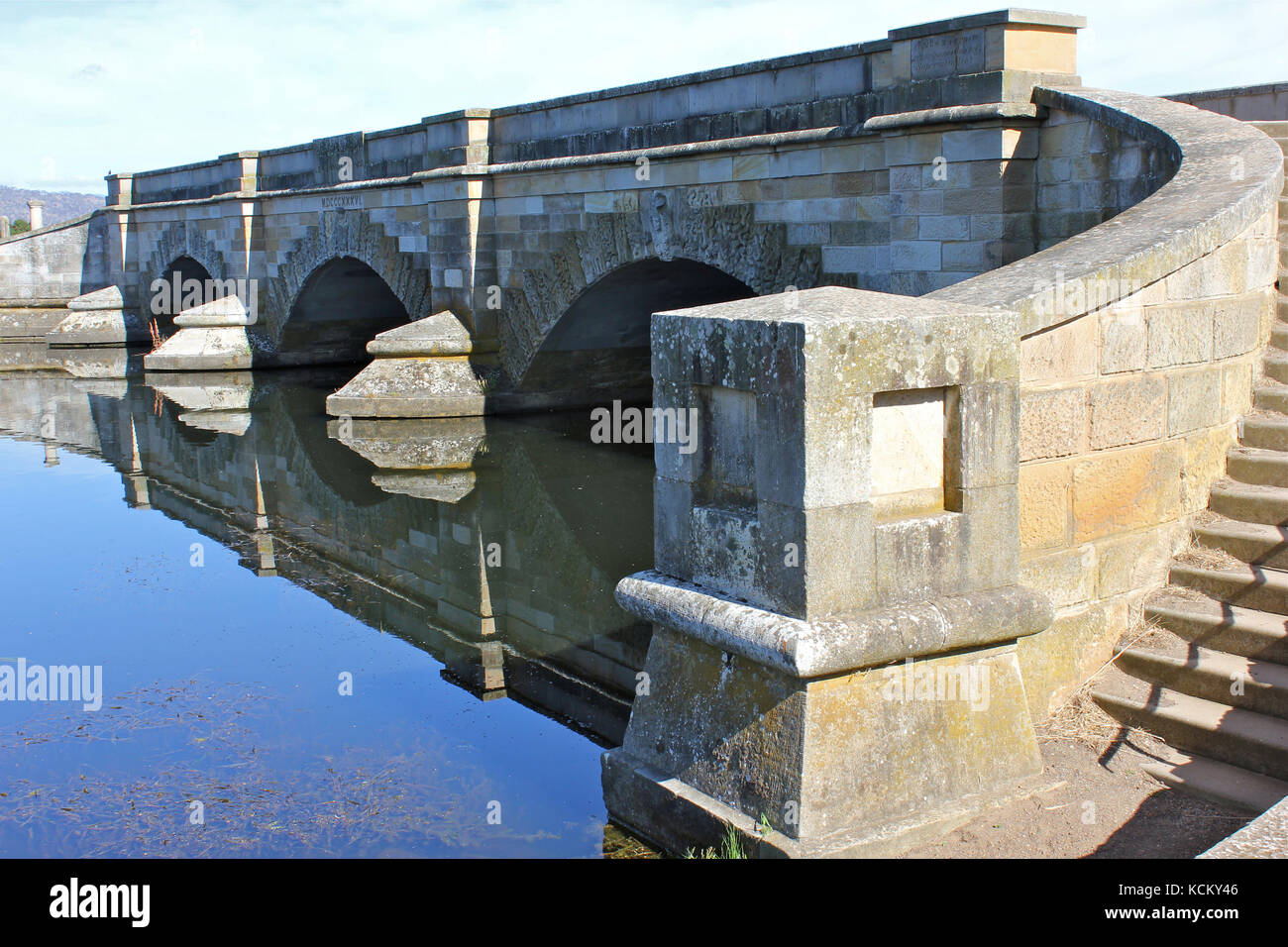 Ross Bridge completed in 1836 using convict labour spanning the ...