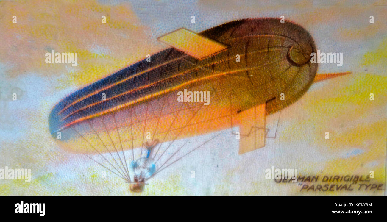 A vintage illustration of a antique flying machine Stock Photo - Alamy