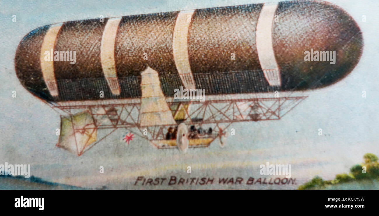 A vintage illustration of a antique flying machine Stock Photo - Alamy