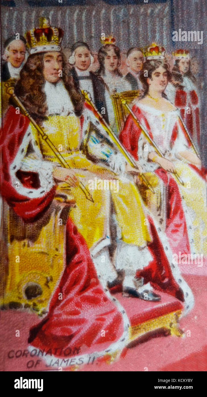 An illustration of a royal coronation Stock Photo - Alamy