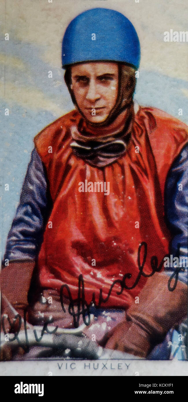An illustration of a vintage Speedway Racer cyclist or motorist Stock ...