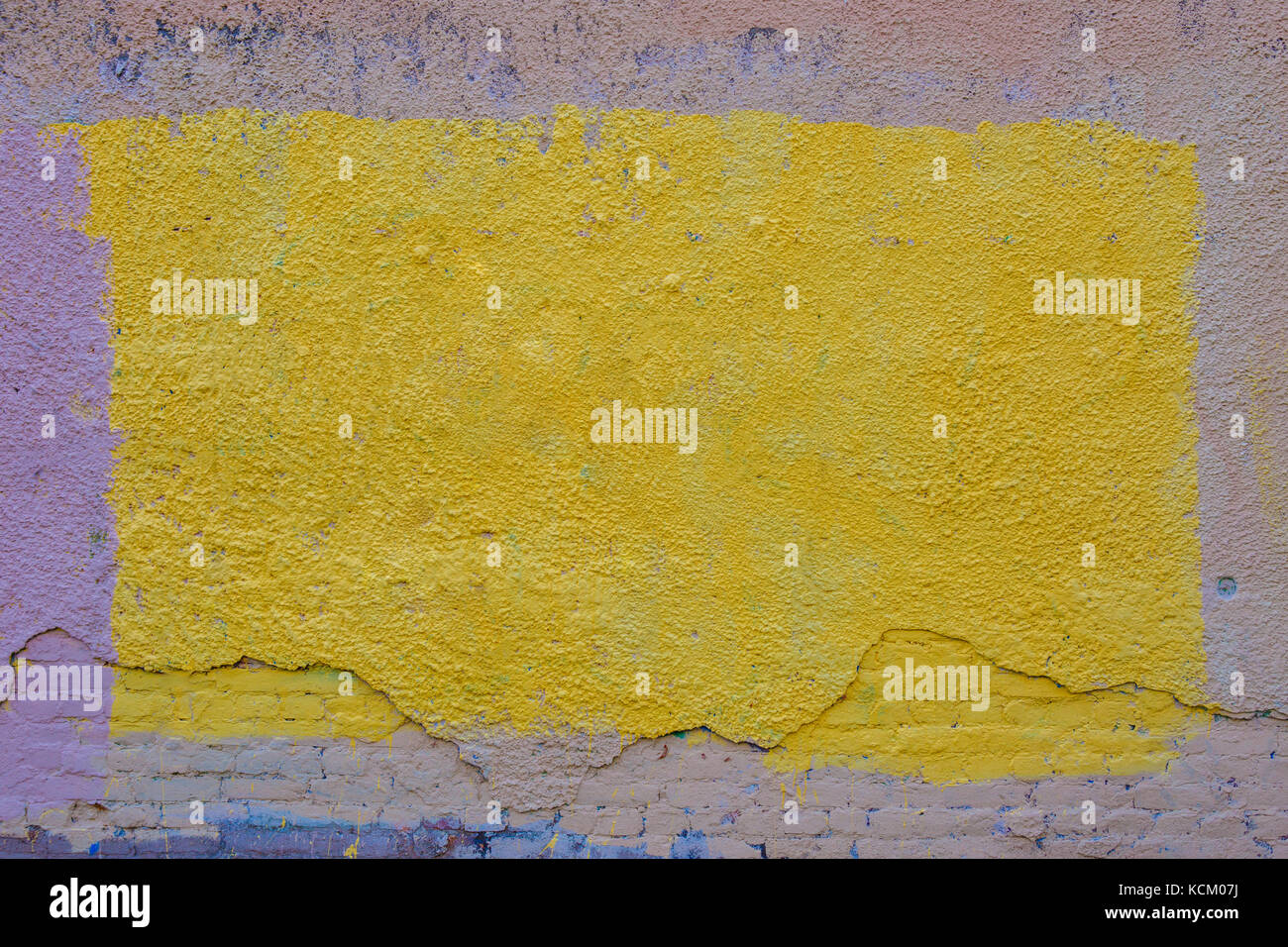 Yellow Old Vintage Wall
