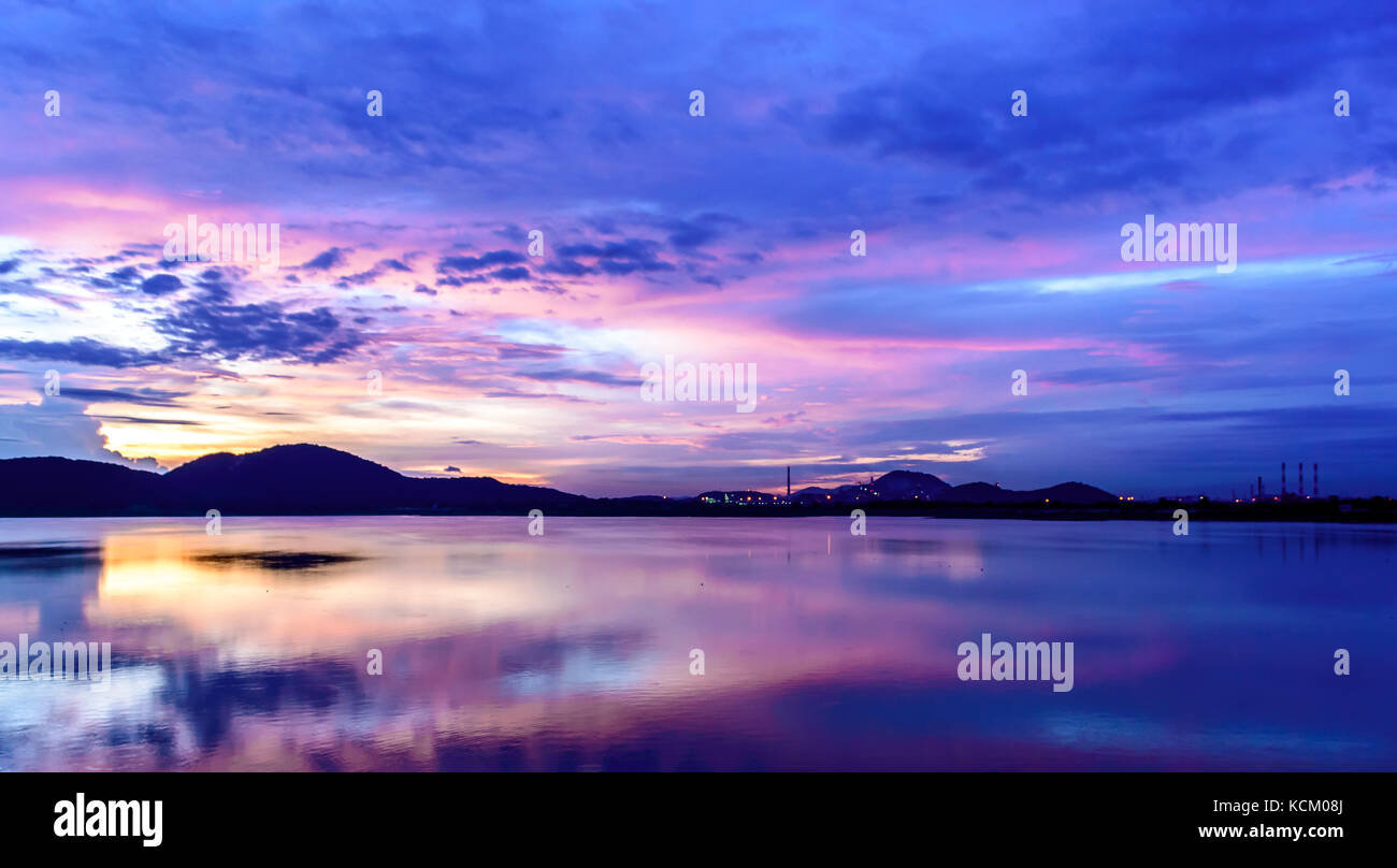 Picture of a sunset view Stock Photo - Alamy
