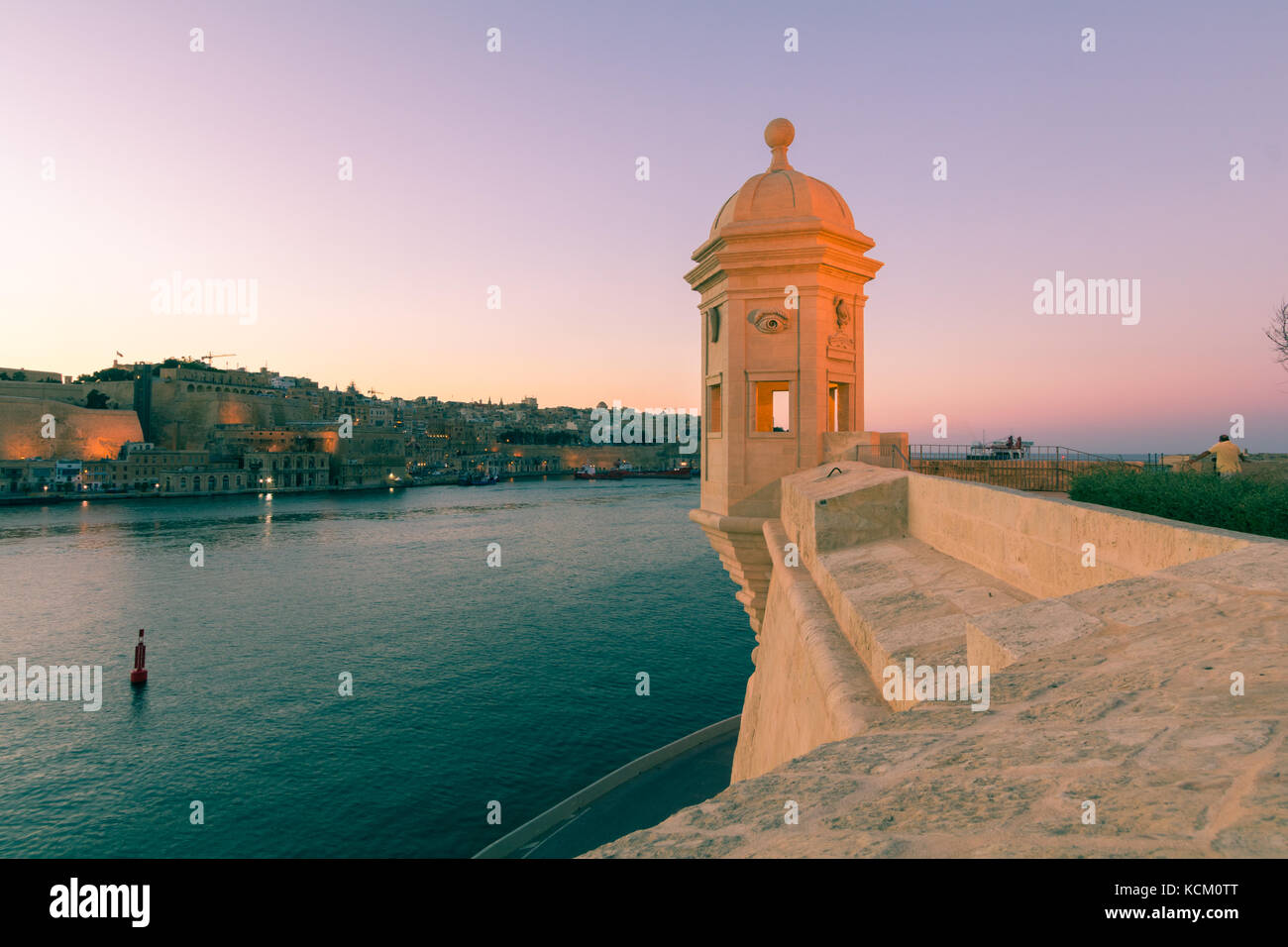 Gardjola Gardens Senglea Stock Photo - Alamy