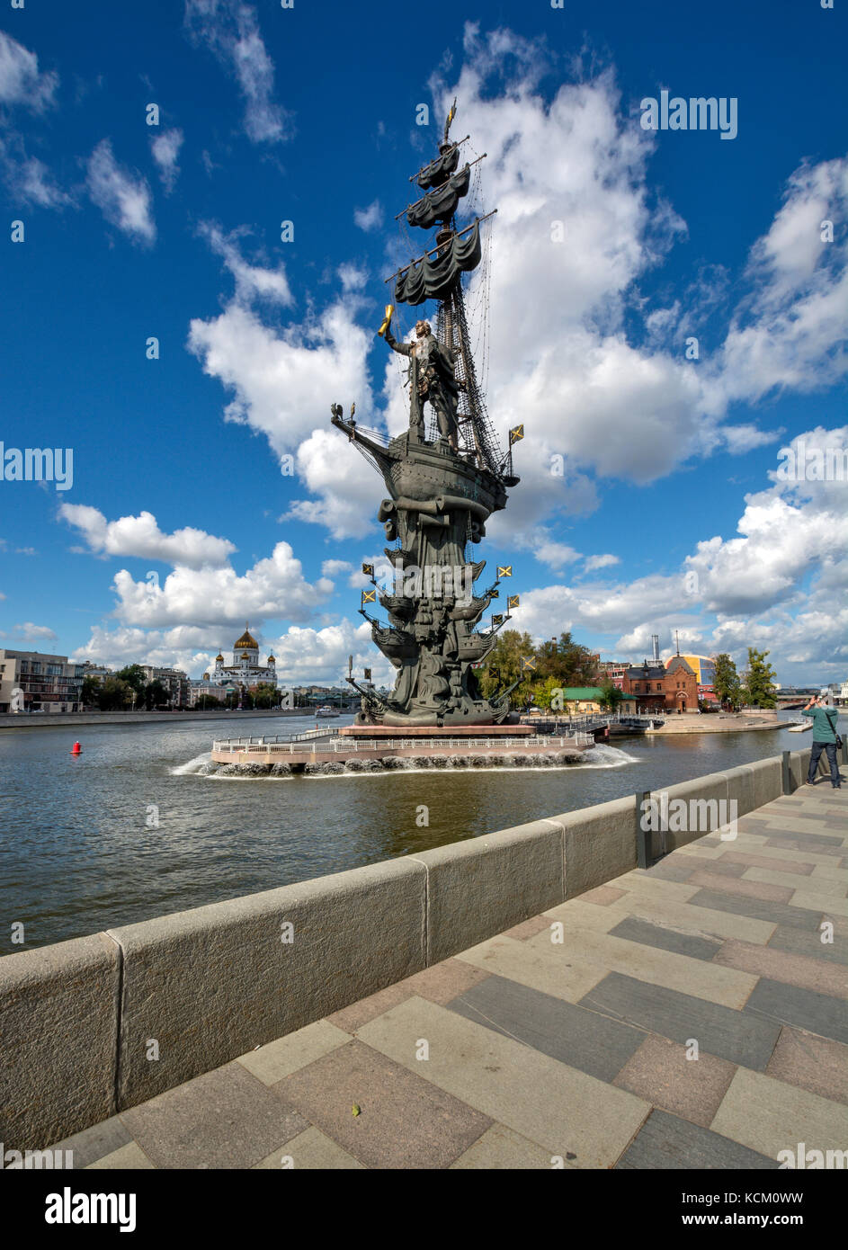 Peter the Great Statue in Moscow, Russia Stock Photo - Alamy