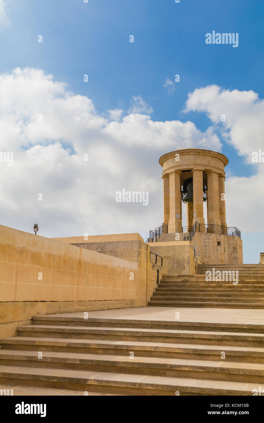 Siege Bell War Memorial Valletta Malta Stock Photo - Alamy