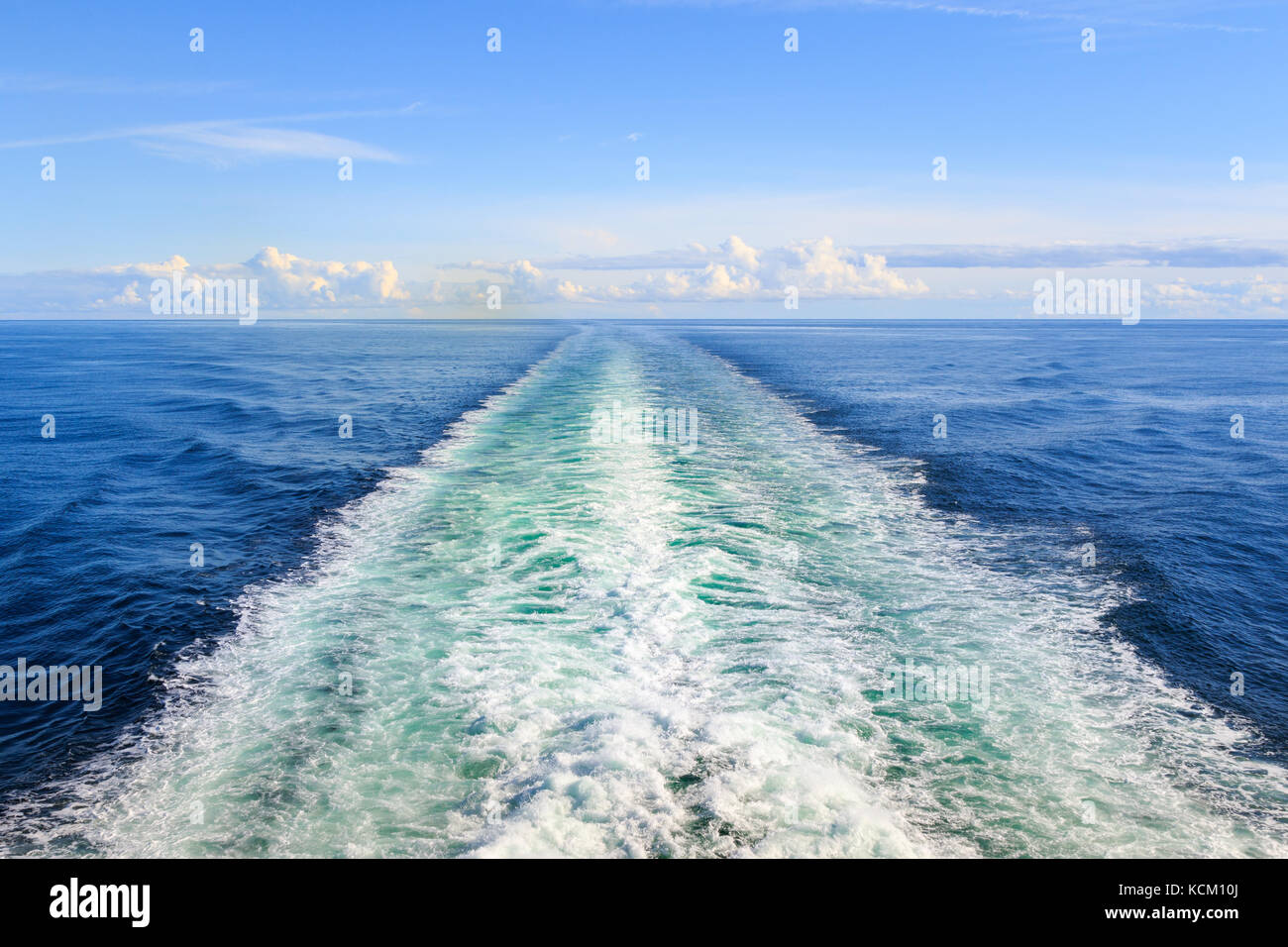 Water Trail Behind Moving Motor Boat High Resolution Stock Photography ...