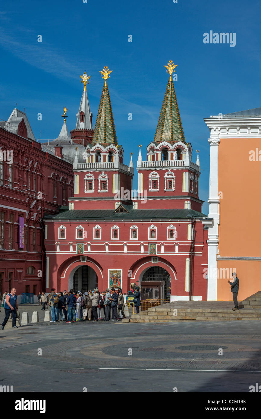 Resurrection Gate ,Red Square in Moscow, Russia Stock Photo - Alamy